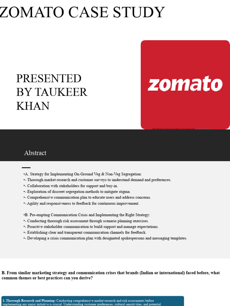 Taukeer Zomato Case Study | PDF | Social Media | Popular Culture & Media Studies