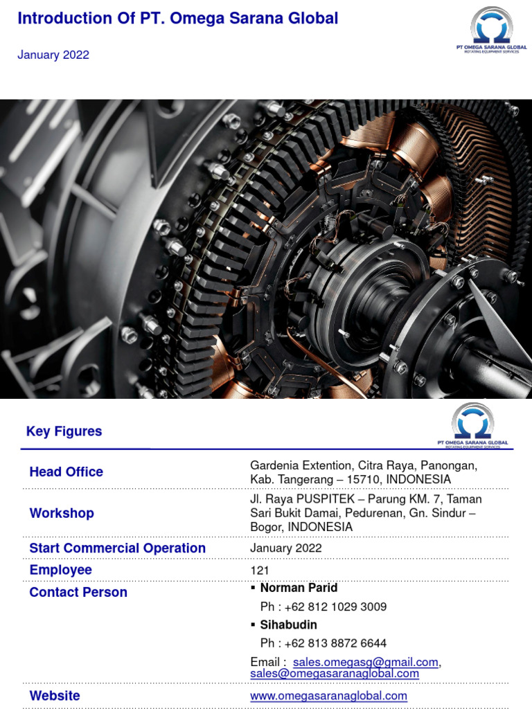 Pt. Osg Compro. | PDF | Electric Motor | Electric Generator