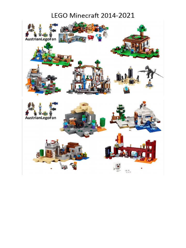 LEGO Minecraft 2014-2021 | PDF