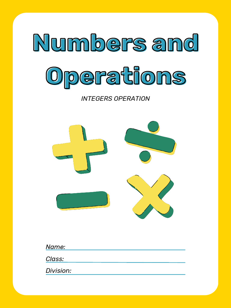 6H Kelompok 1 Modul Number and Operations | PDF | Division (Mathematics ...