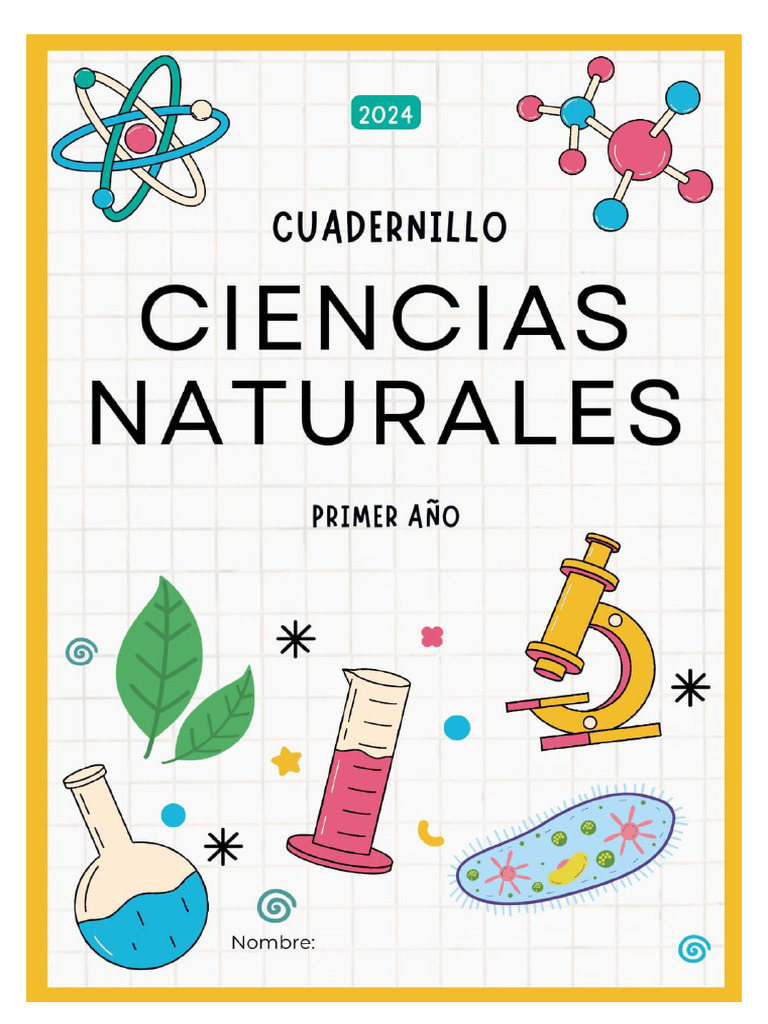Cuadernillo Ciencias Naturales 1er a-o. 2024 | PDF | Biología Celular) | Protón