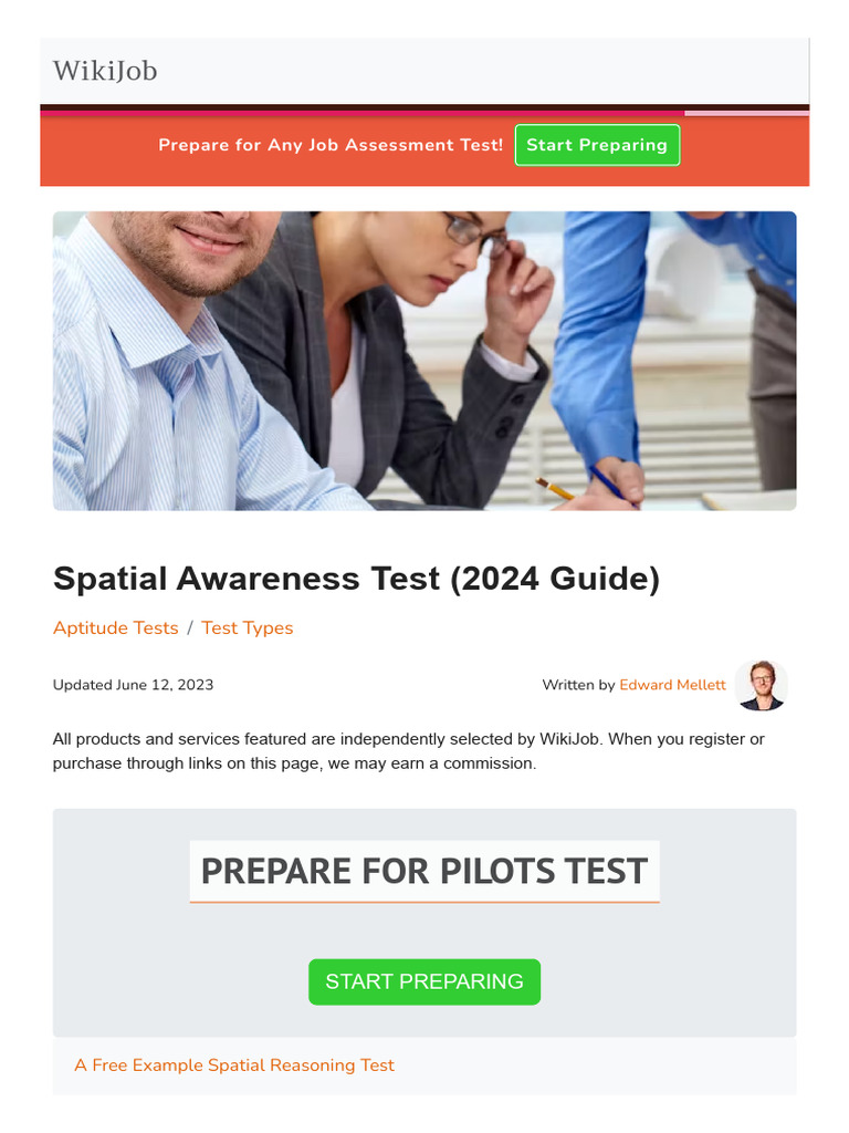 Spatial Orientation & Reasoning Tests - 45 Free Questions (2024) | PDF ...