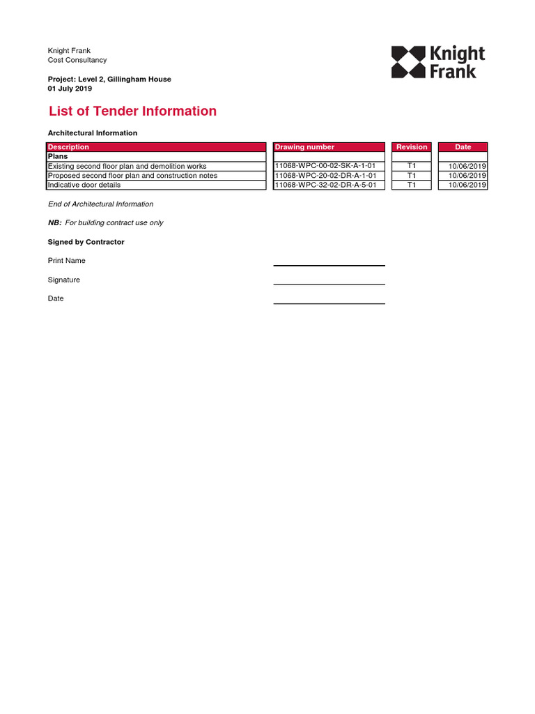 Tender Information Register - Shark Ninja LVL 2 | PDF | Business ...