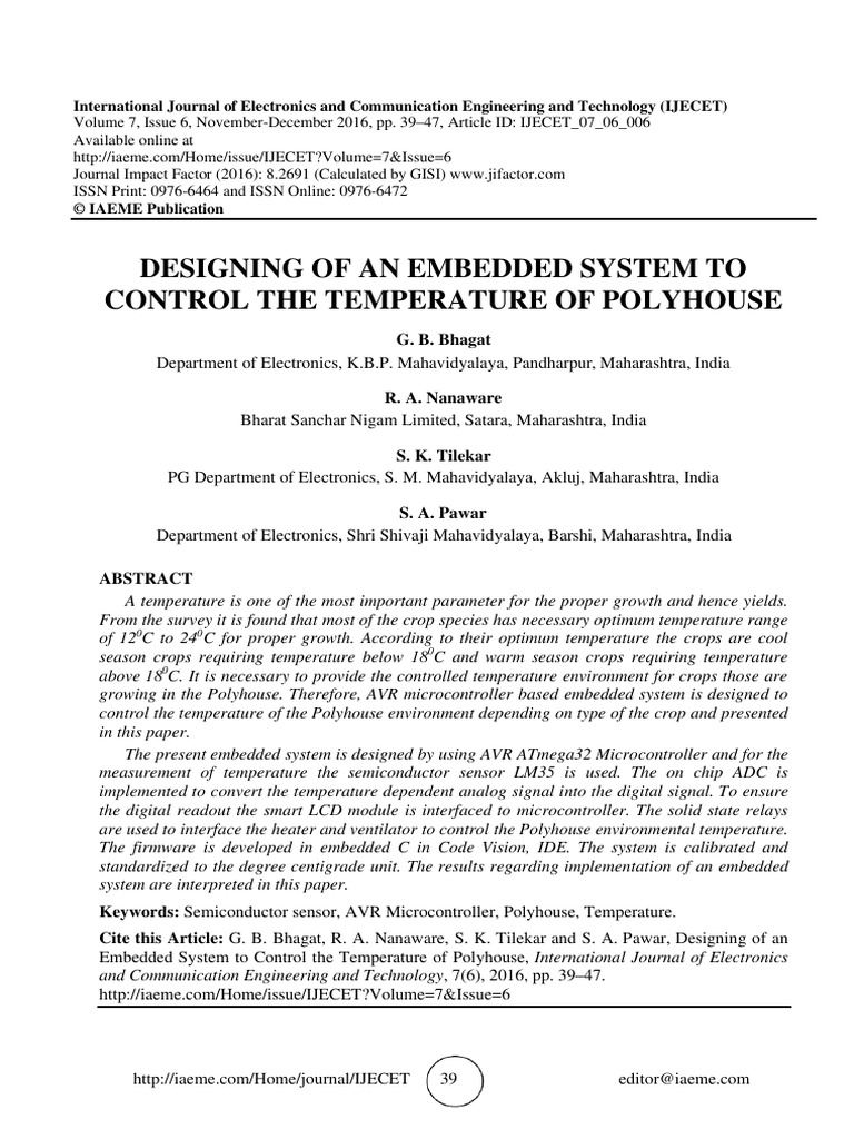 Research_Paper | PDF | Analog To Digital Converter | Microcontroller