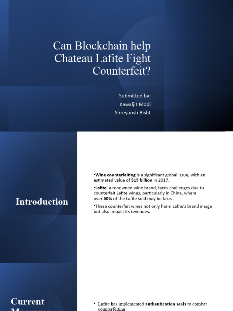 blockchain | PDF | Counterfeit | Authentication