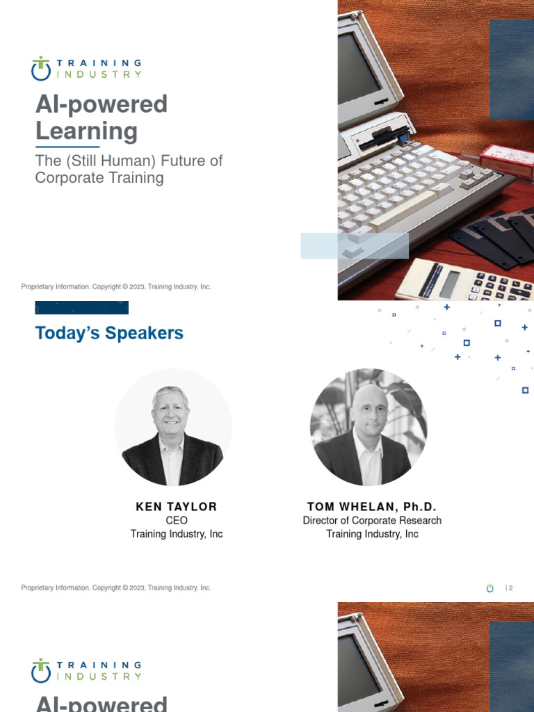 5.24.23 Training Industry AI Powered Learning The Still Human Future of ...
