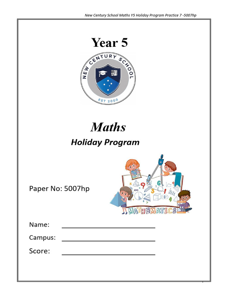 Y5 Maths 5007 HP | PDF | Euclidean Geometry | Elementary Geometry