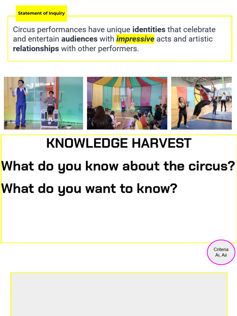 Izzaldine SYUFYAN - Circus Assessment Citeria A and B | Download Free ...