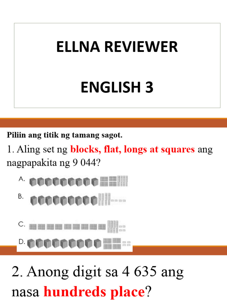 Ellna Math 3 | PDF