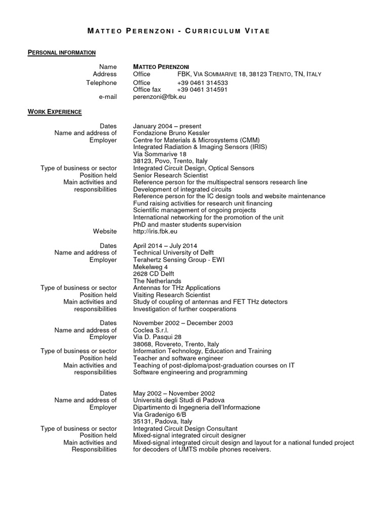 Electronics Research Expert CV | PDF | Terahertz Radiation | Sensor