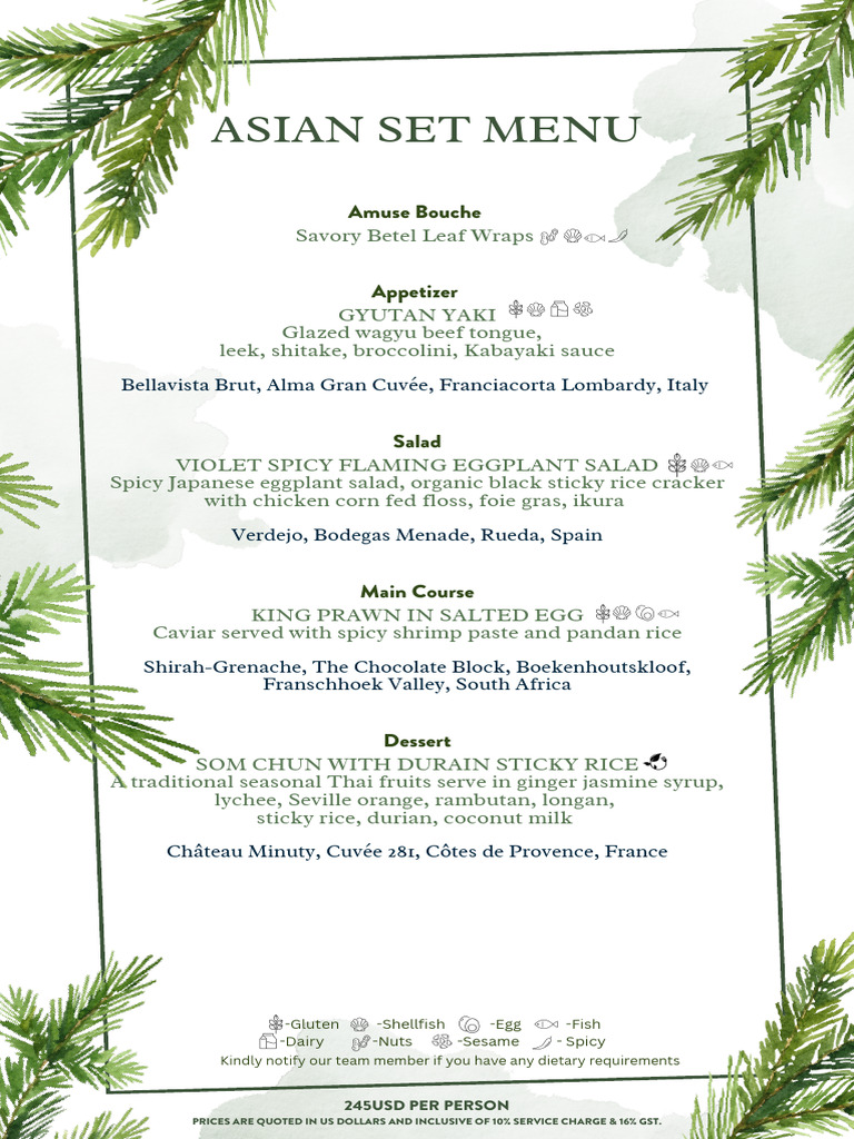 Nest Asian Wine Pairing Menu - Final | PDF