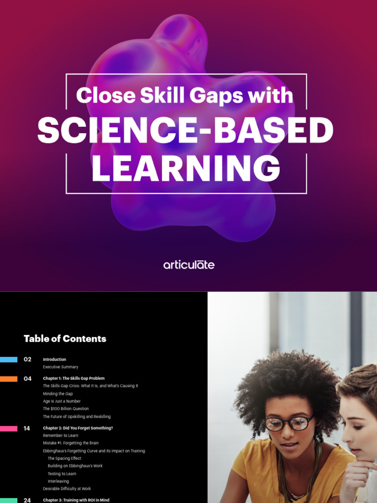 Articulate E Book Close Skill Gaps With Science Based Learning | PDF ...