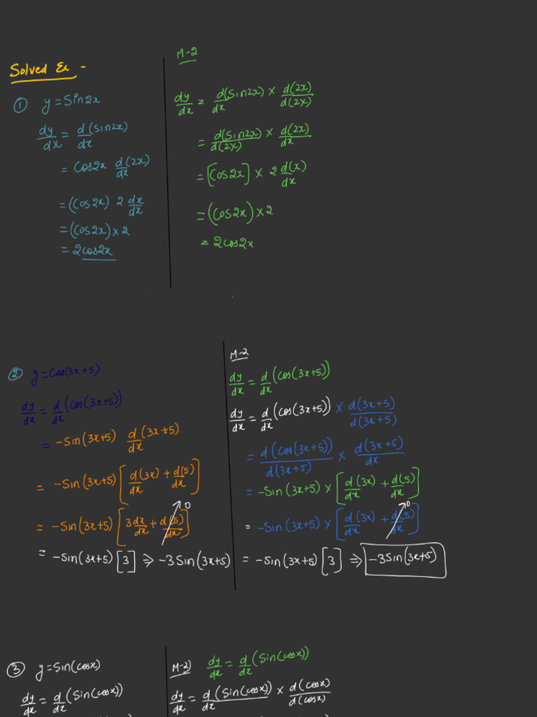 Differentiation | PDF
