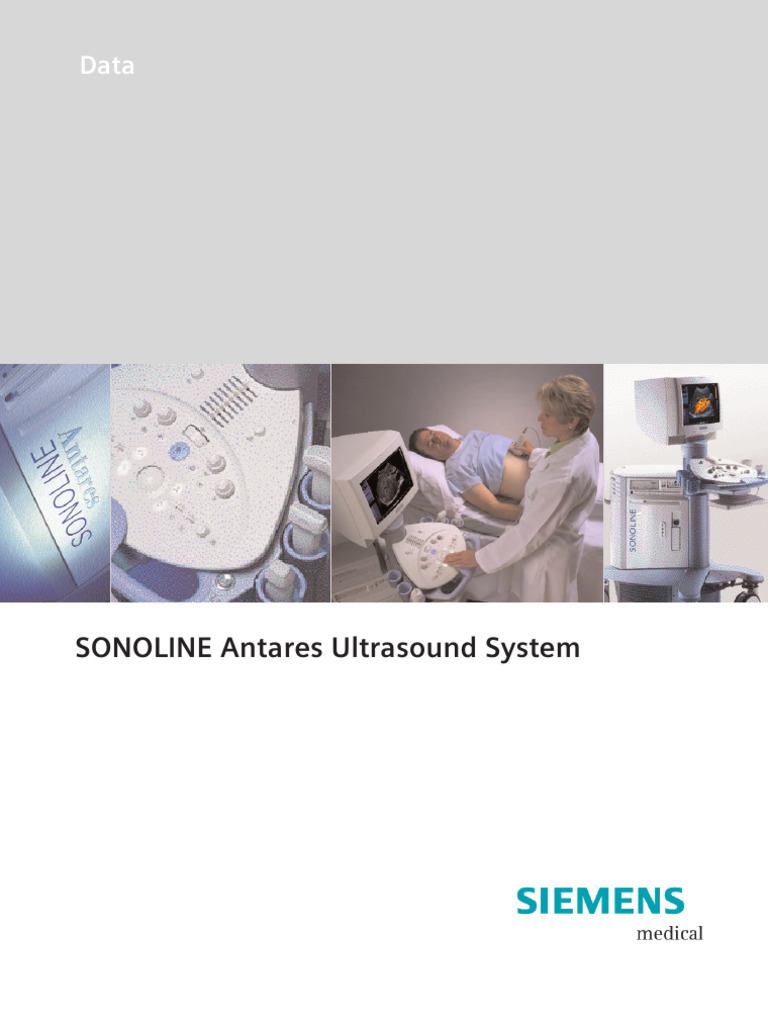 Antares Data Sheet | PDF | Medical Ultrasound | Medical Imaging