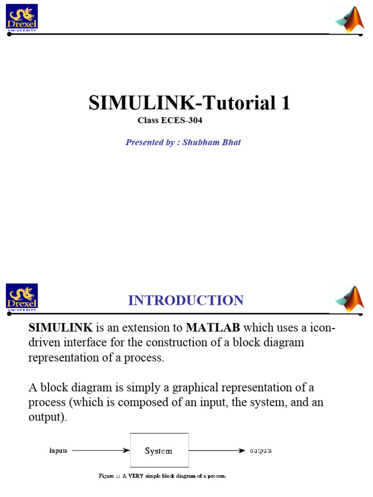 simulink1 | PDF | Nonlinear System | Matlab