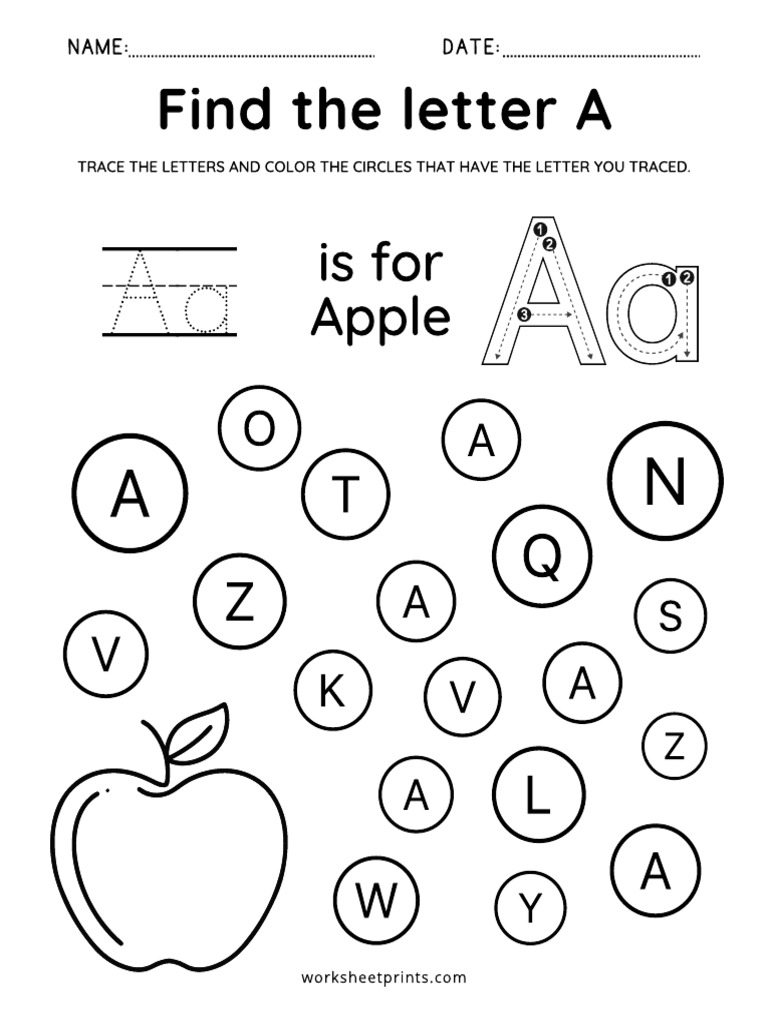1-find-the-letter-A | PDF