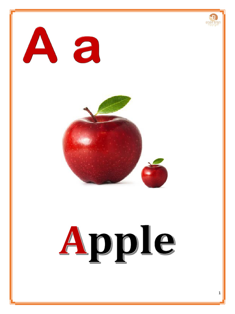 The English Alphabet With Pictures - by Erjon Grori | PDF