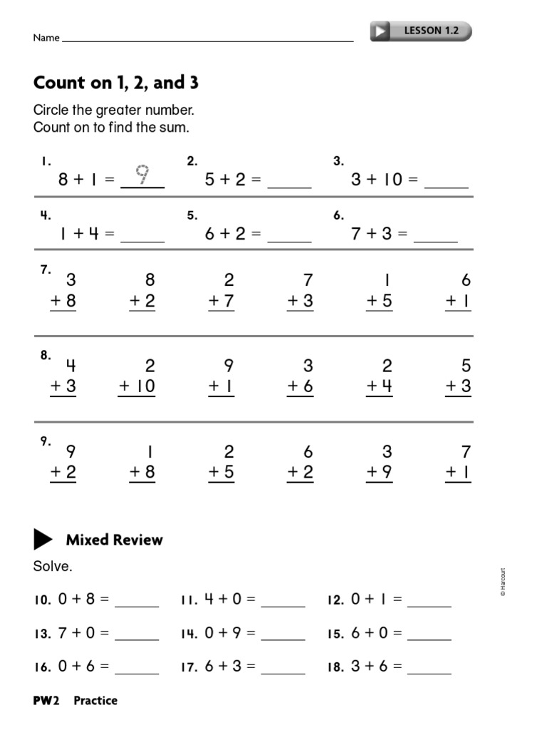 Practice Workbook, Grade 2 (PE) | PDF | Mathematics | Arithmetic