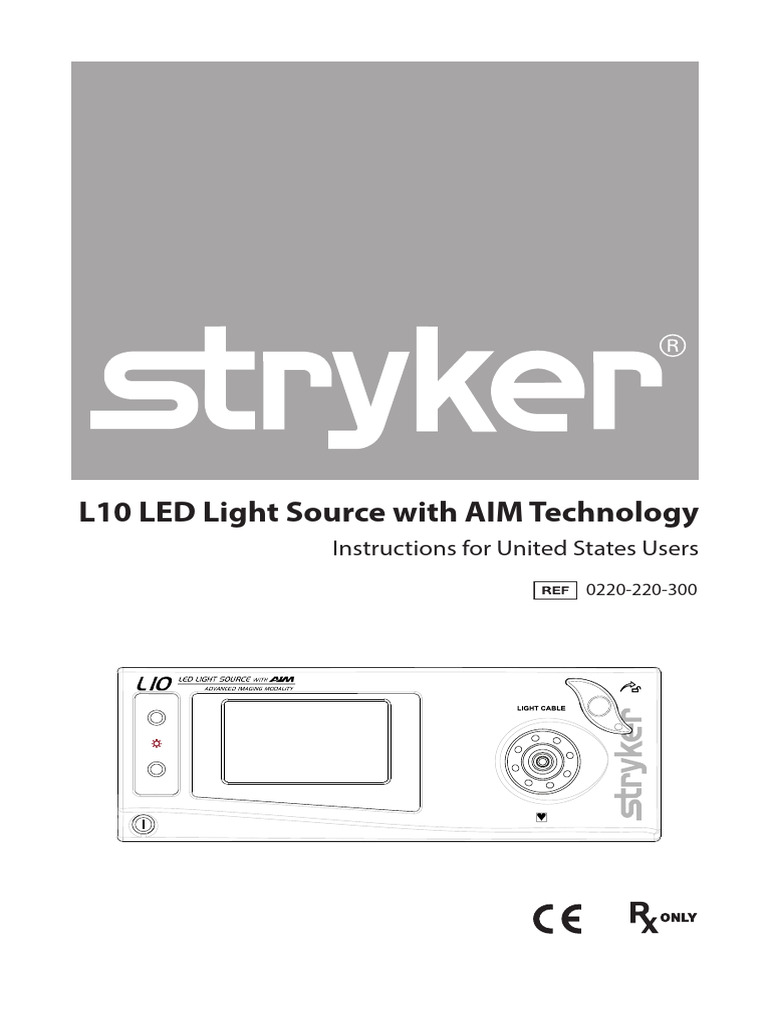 stryker-l10-service-manual | PDF | Syringe | Injection (Medicine)