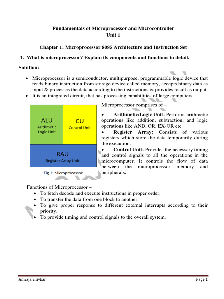 FMPM Module 1 | PDF | Random Access Memory | Assembly Language FMPM Module 1 | PDF | Random Access Memory | Assembly Language