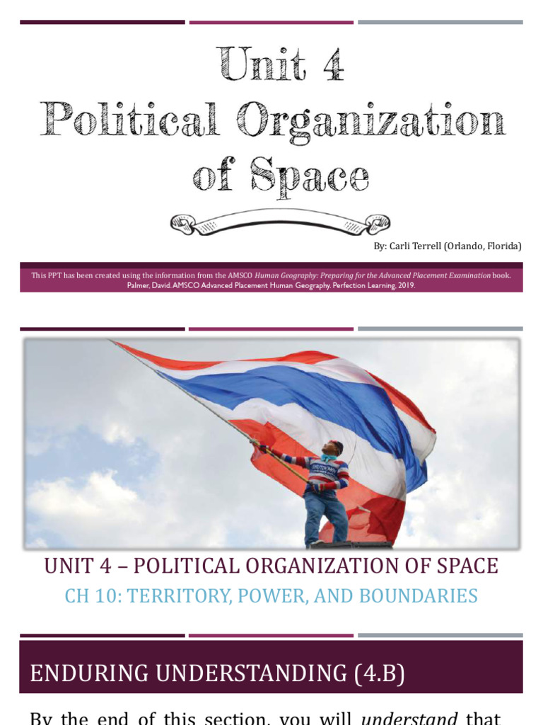 Unit 4.b.1 Concepts of Political Power and Territoriality | PDF | Geography | International ...