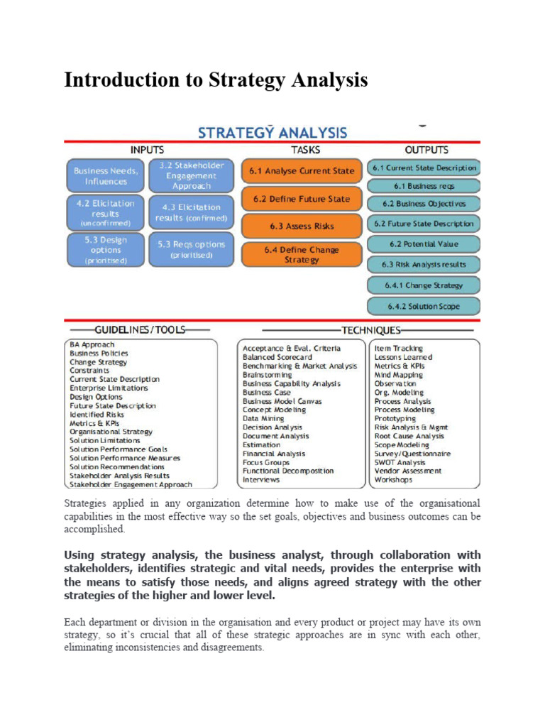 5_Strategy Analysis | PDF | Strategic Management | Business Analysis