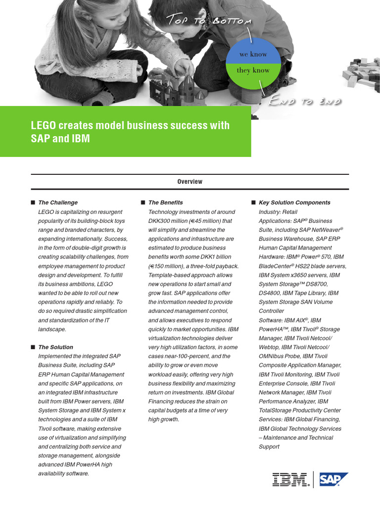 Lego 007 Model Business | PDF | Virtualization | Ibm