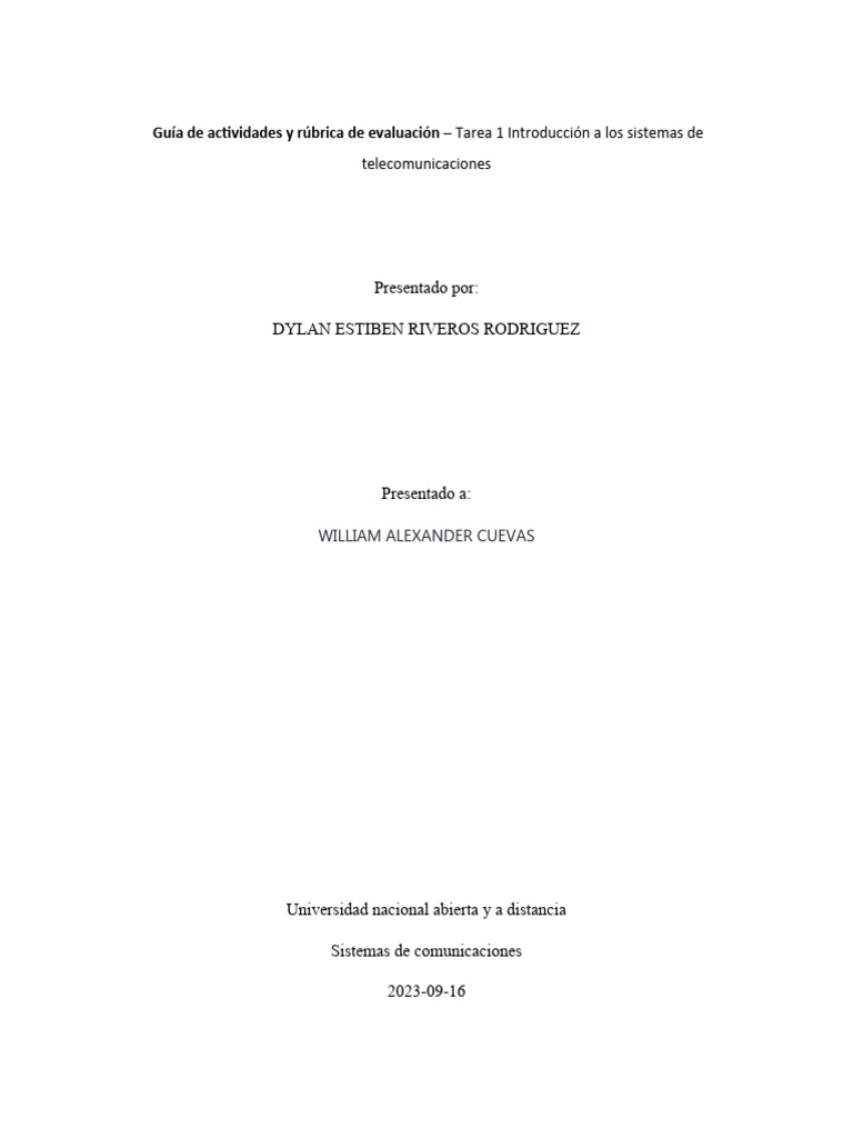 Tarea 2 Sistemas de Comunicaciones | PDF | Modulación | Radio