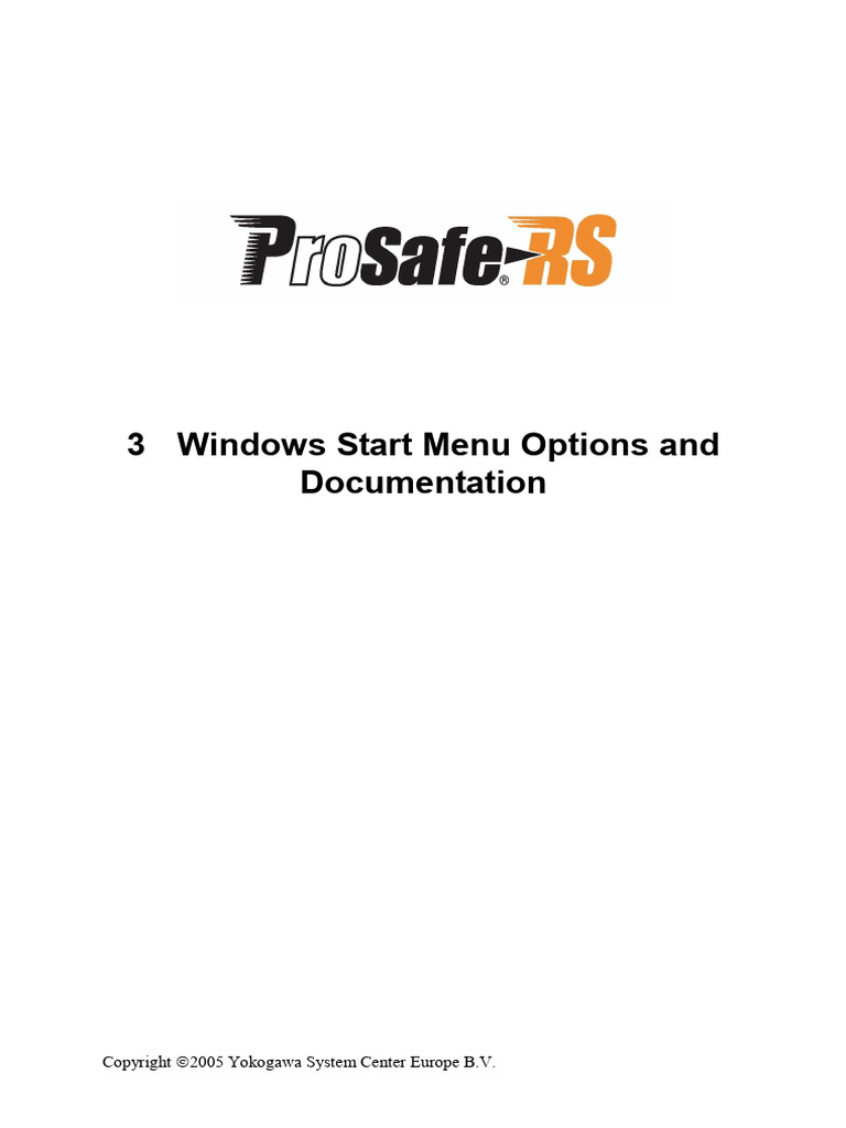 03 - Windows Menu and Docs | PDF | Version Control | Documentation