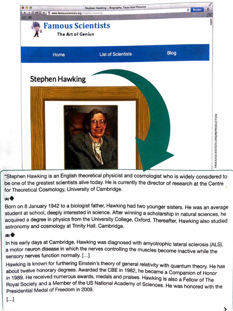 Biodata Stephen Hawking | PDF