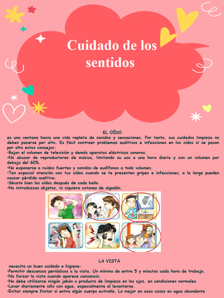 Cuidado de Los Sentidos | Descargar gratis PDF | Higiene
