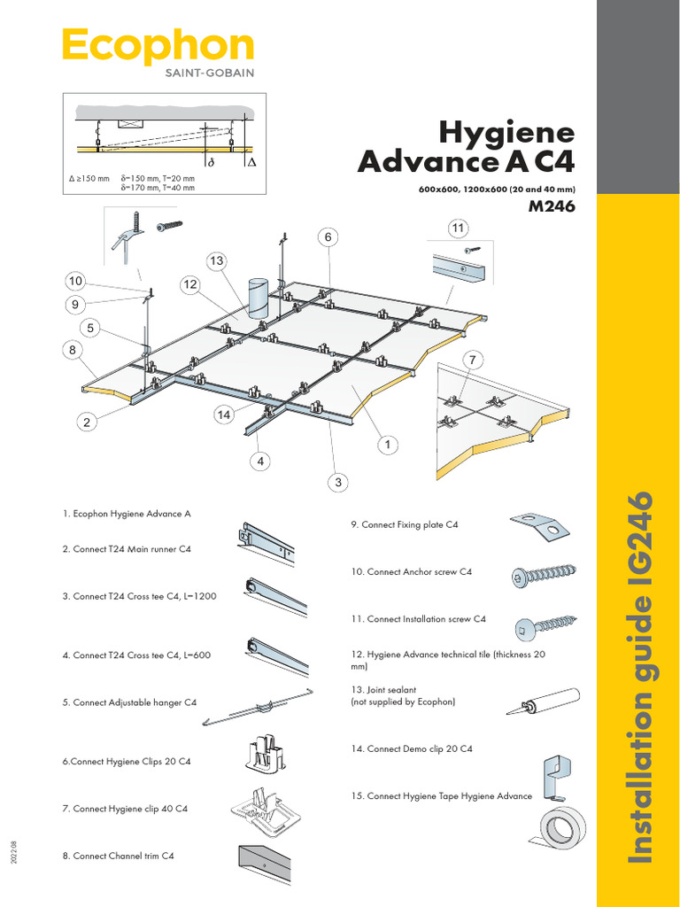 IG - 246 - Hygiene - Adv - C4 - A Installation Manual | PDF