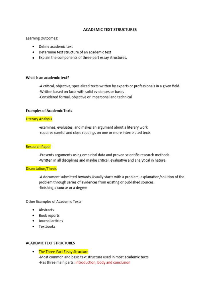 Text Structure | PDF | Essays | Reading Comprehension