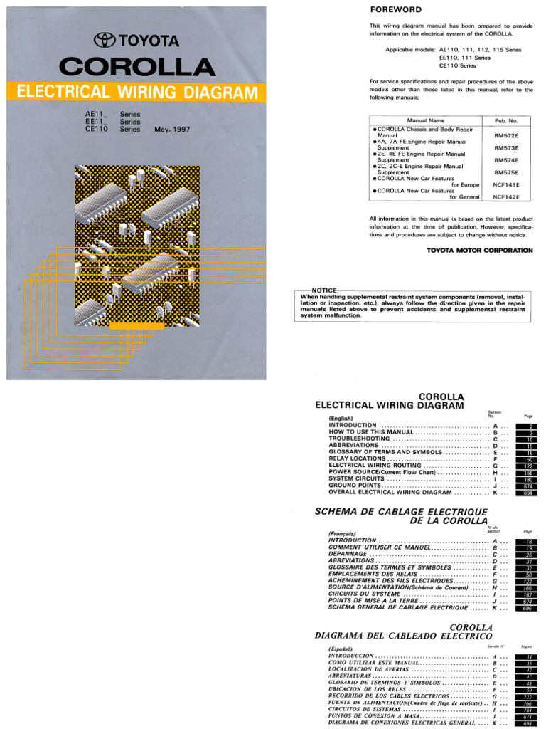 Ae111 Wiring Repair Manual | PDF