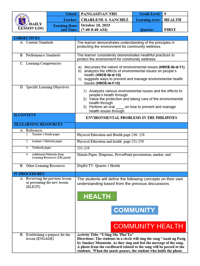Cot DLL Arts | PDF | Learning | Teachers