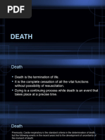Types of Mortis and Death Determination | PDF | Death | Brainstem