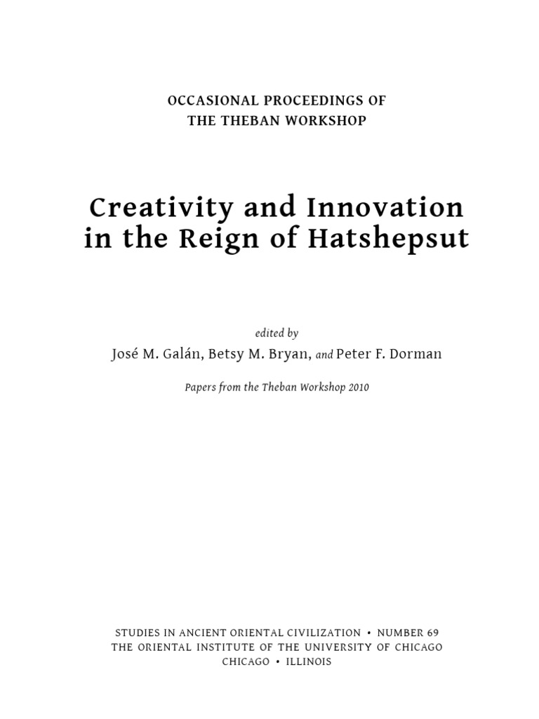 The Inscribed Burial Chamber of Djehuty | PDF | Hatshepsut