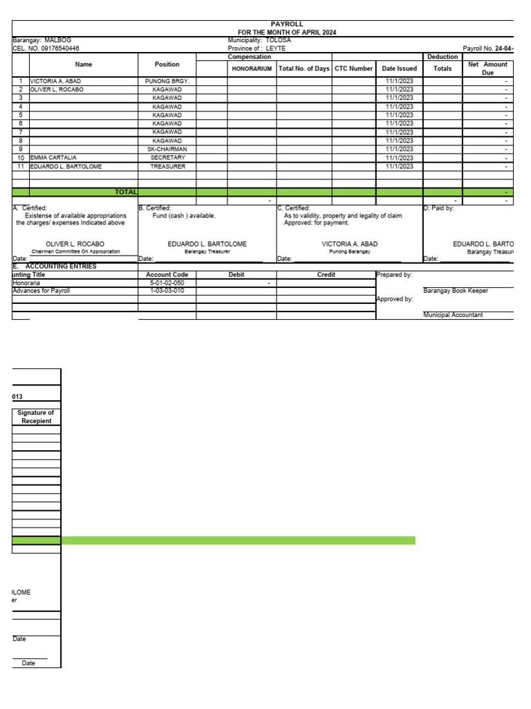 Payroll | PDF | Payroll | Bookkeeping