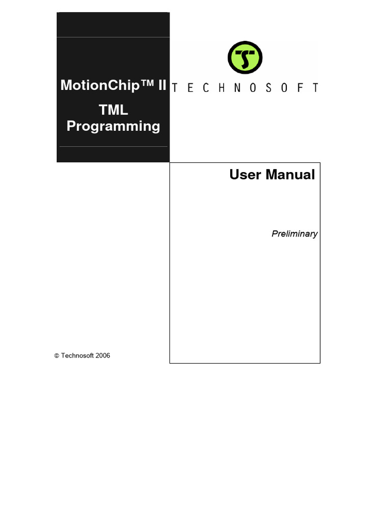 Tecnosoft TML Manual | Download Free PDF | Integer (Computer Science) | Programming