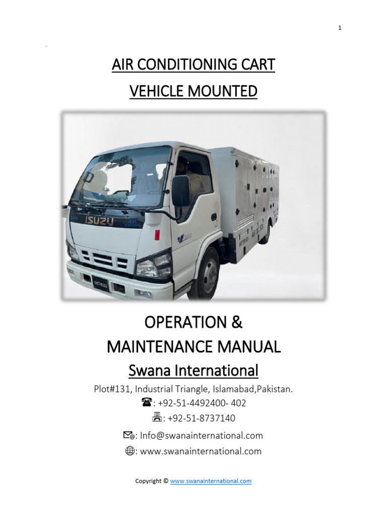 AC CART MANUAL | PDF | Vehicles | Mechanical Engineering
