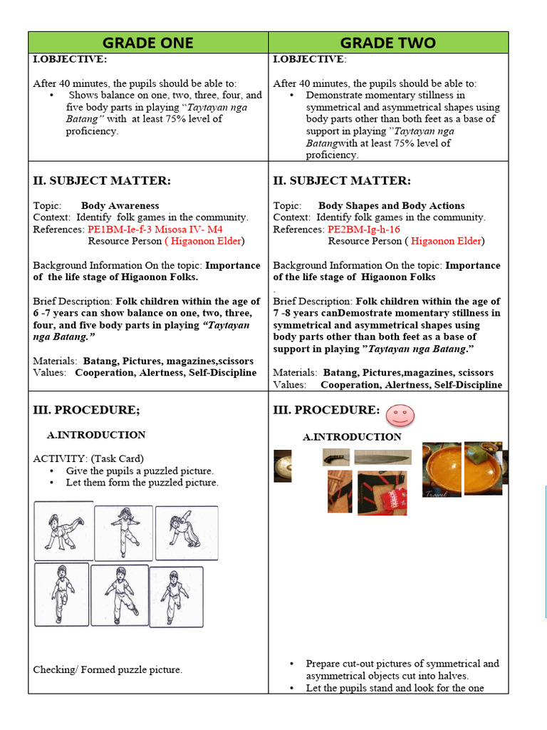 Multigrade Lesson Plans For Grades I and | PDF | Cognitive Science | Human Communication