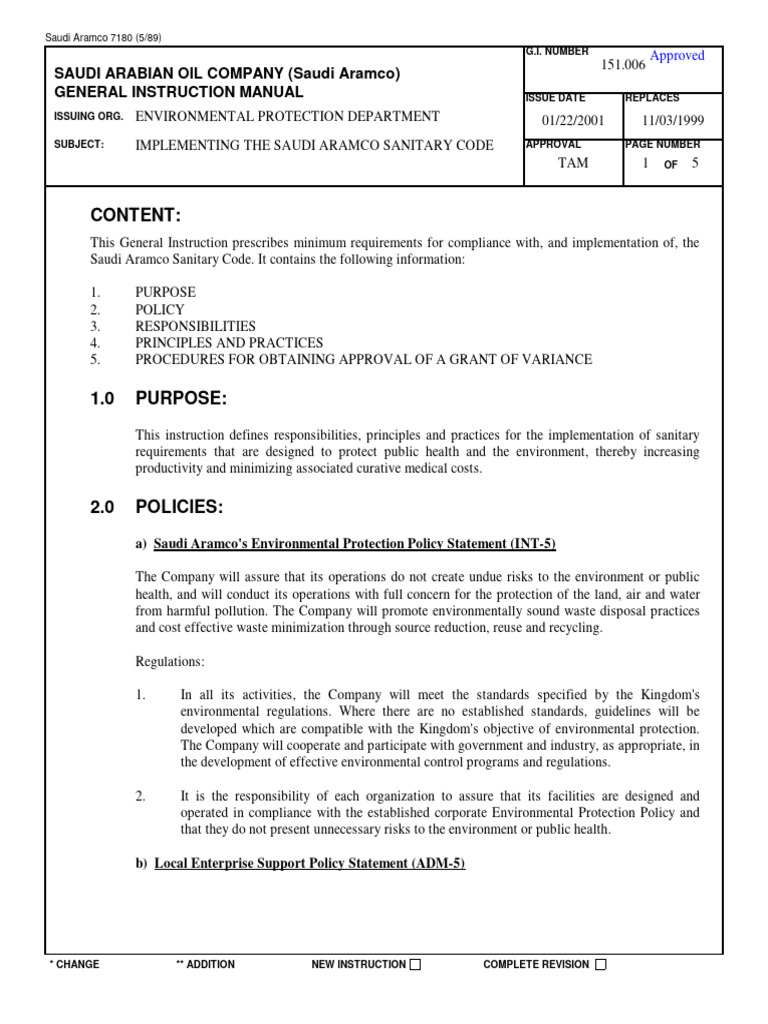 0151 - 006 Implementing Sanitary Code | Download Free PDF | Regulatory ...