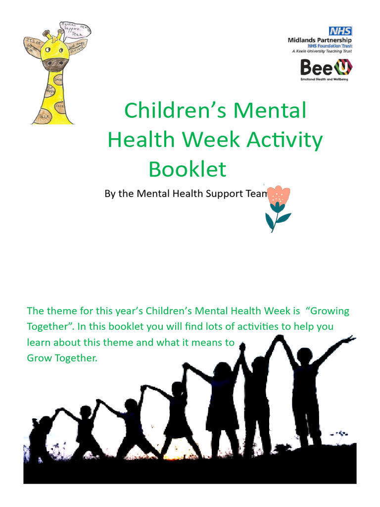 Children S Mental Health Week Activity Booklet | PDF