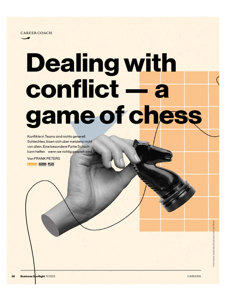 Resolving Team Conflicts Through Chess | PDF