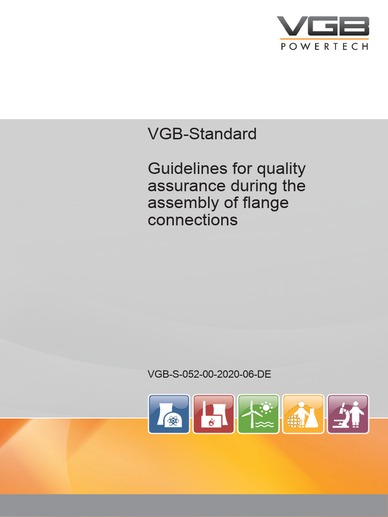 VGB S 052 - QualitaetssicherungFlanschverbindungen en-US | PDF | Screw ...