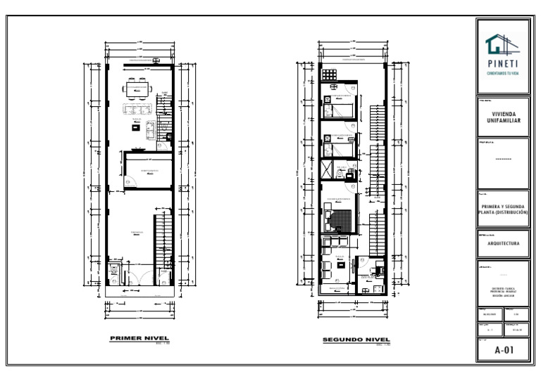 A001 - Plantas Generales-Arquitectura 1 | PDF