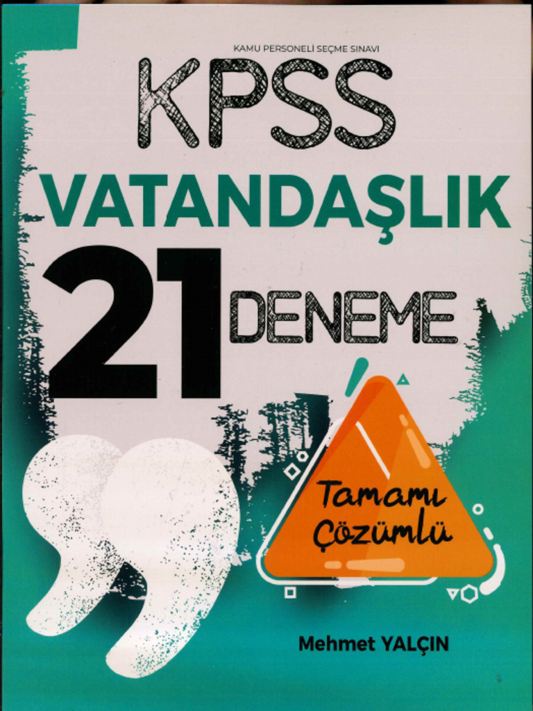 2022 Tercih Akademi Vatandaşlık Deneme@Kpss2022Arşiv AİT | PDF