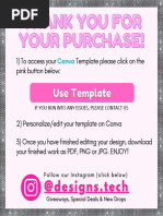 Rush Id Template | PDF