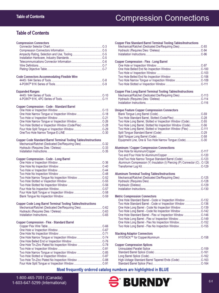 3-Section C - Compression Connections | PDF | Electrical Connector ...