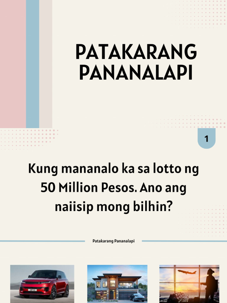 Patakarang Pananalapi | PDF